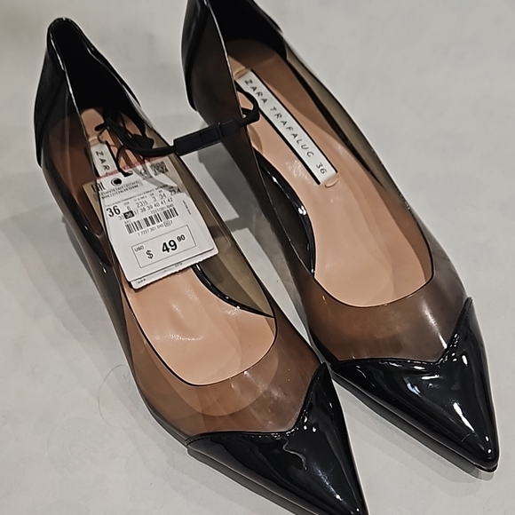 Zara | Shoes | Zara Patent Leather Pumps | Poshmark